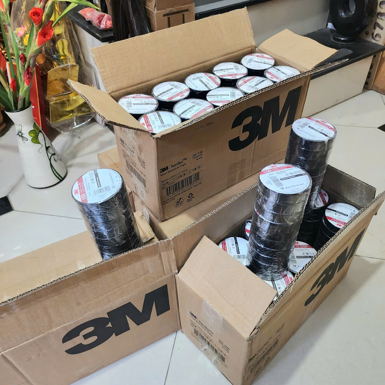 Băng keo điện 3M Temflex plus PVC 150